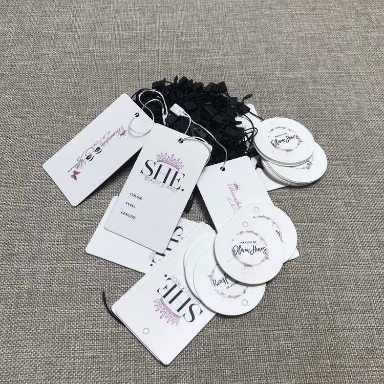 Private Label Hair Bundle Tags And labels, Custom Hair Hang Tags And ...